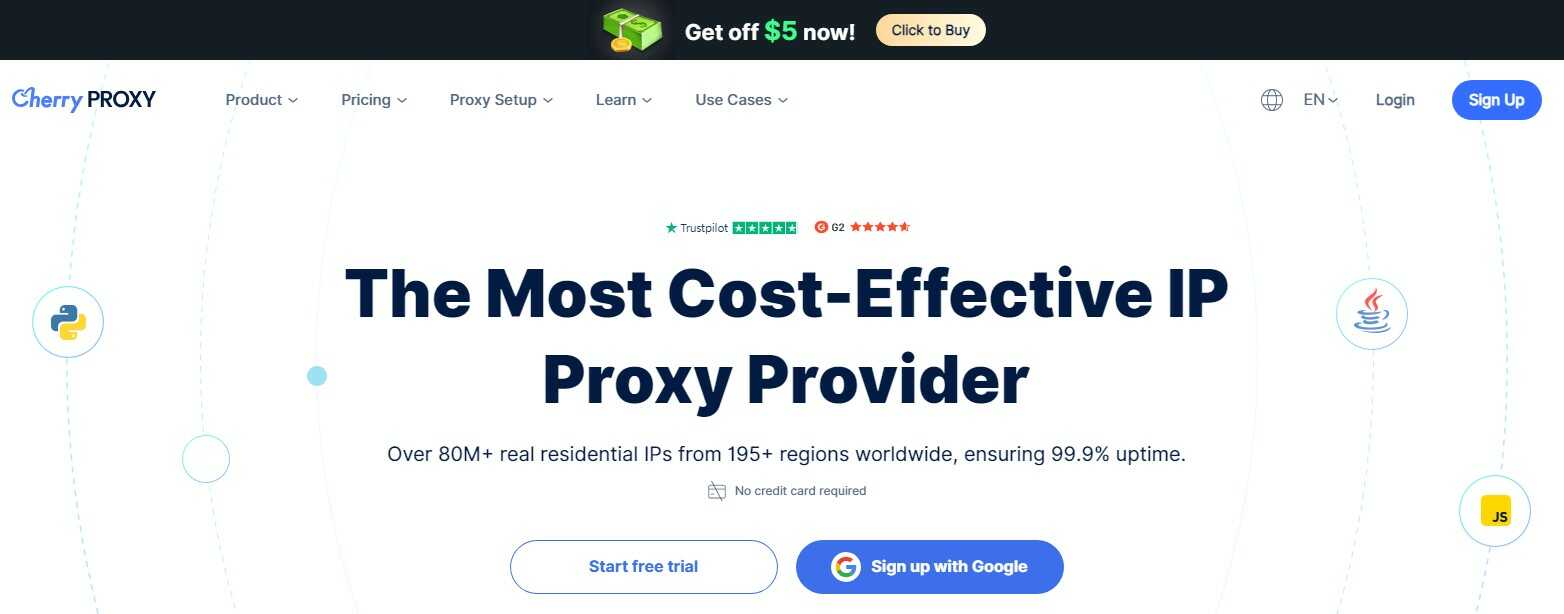 Cherry Proxy Pricing, Features, and Reviews (Mar 2025)