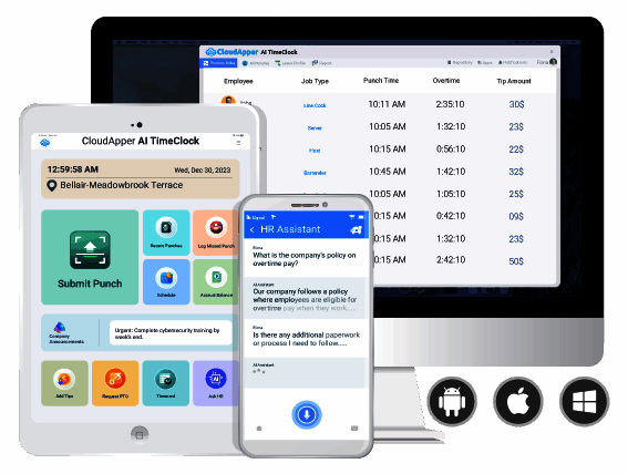 CloudApper AI TimeClock - Pricing, Features, and Details in 2025