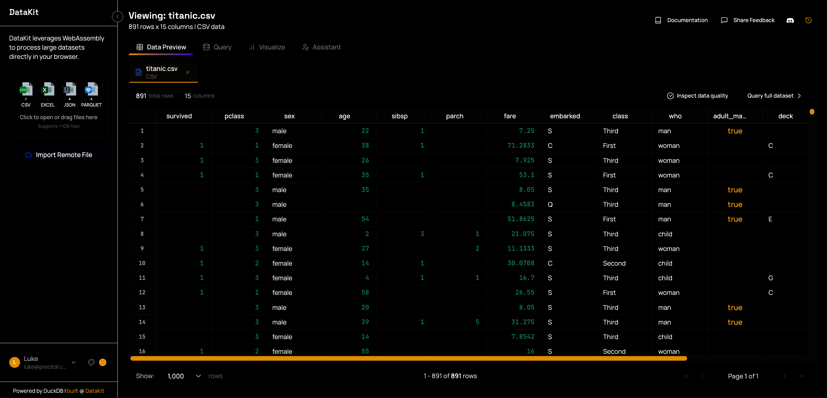 DataKit - Pricing, Features, and Details in 2026