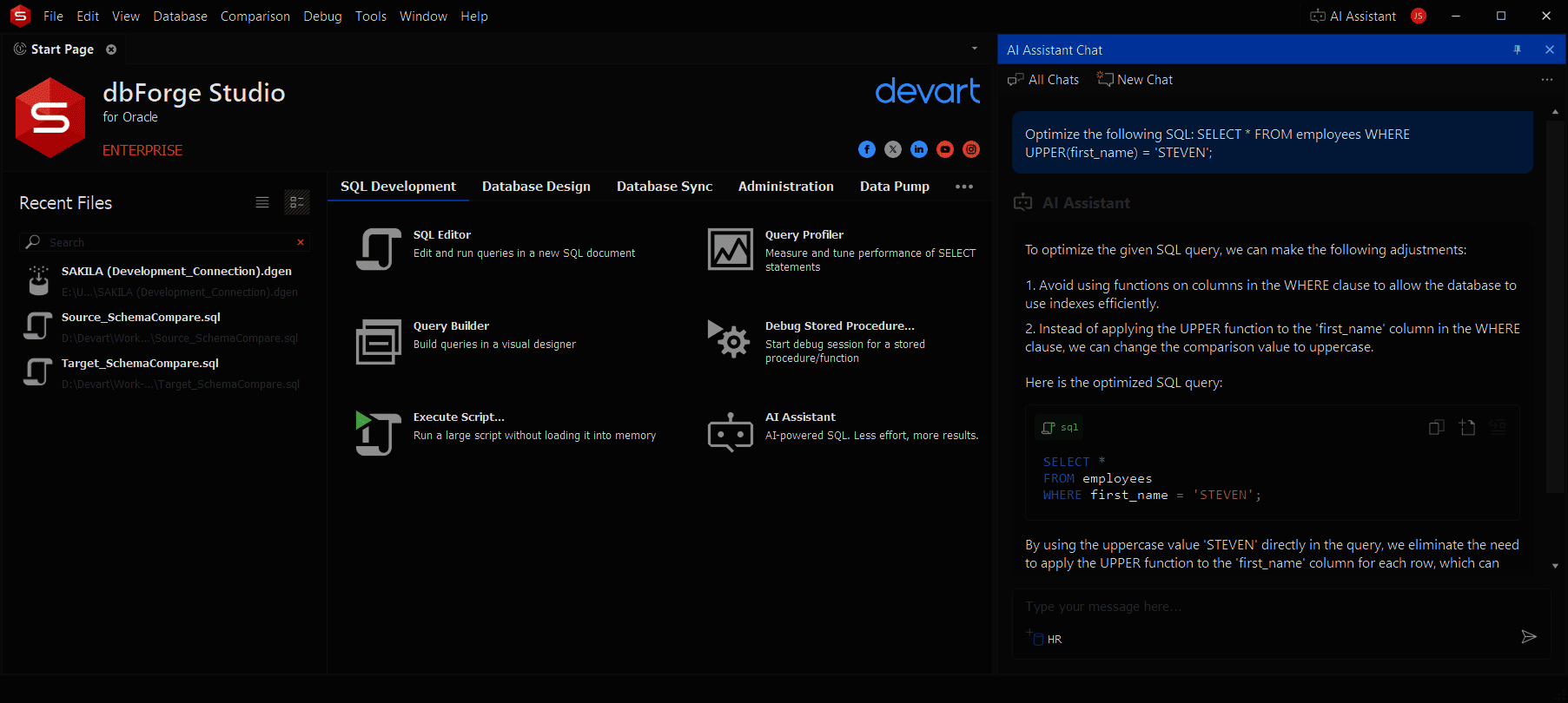 dbForge AI Assistant - Pricing, Features, and Details in 2026