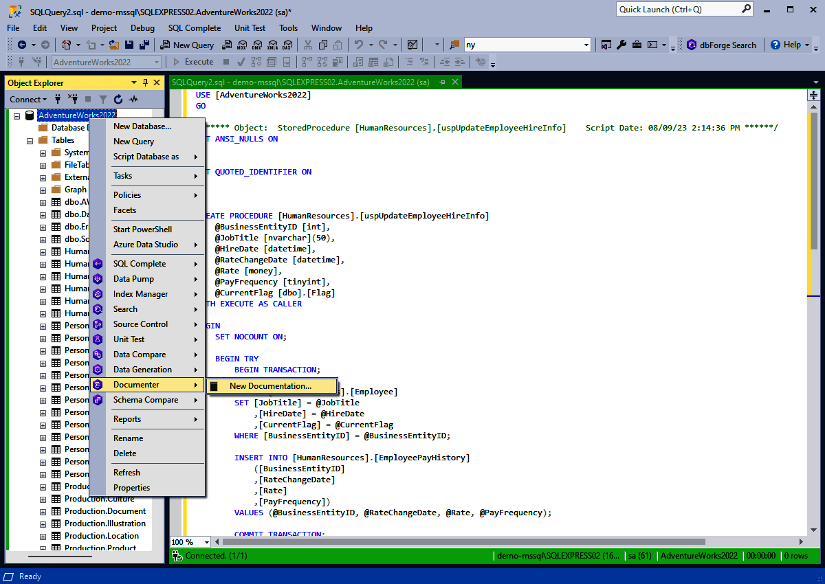 dbForge Documenter for SQL Server Pricing, Features, and Reviews (Apr 2025)