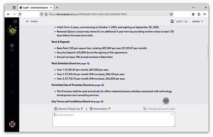 docAnalyzer.ai Pricing, Features, and Reviews (May 2025)