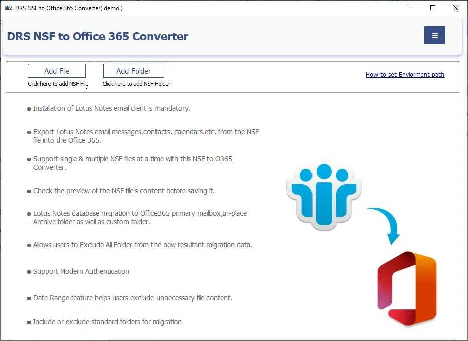 DRS Softech Lotus Notes to Office 365 Migration Pricing, Features, and ...