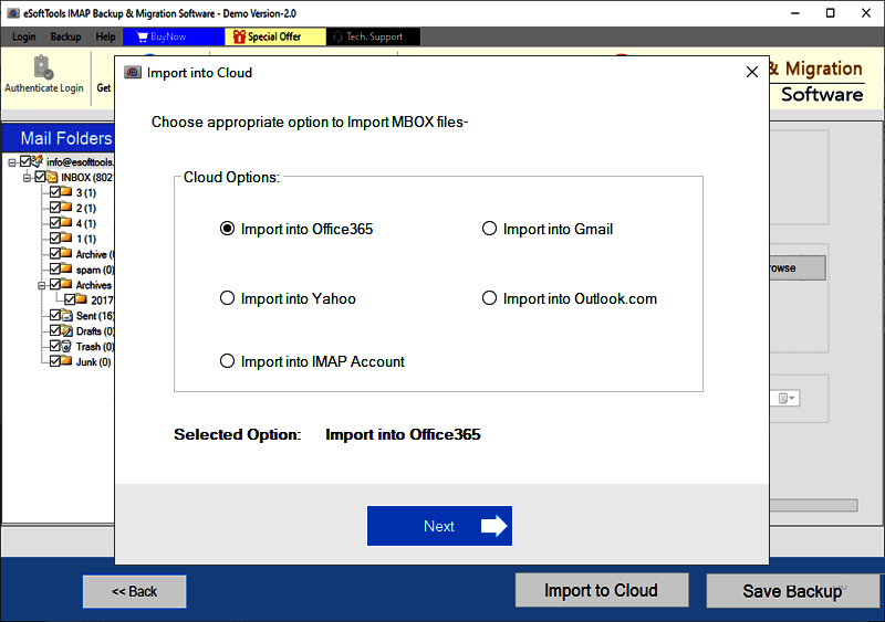 eSoftTools Gmail to Office365 Migrator - Pricing, Features, and Details in 2025