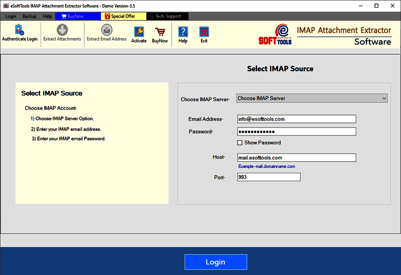 eSoftTools IMAP Attachment Extractor - Pricing, Features, and Details in 2025