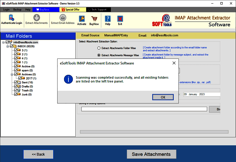 eSoftTools IMAP Attachment Extractor - Pricing, Features, and Details in 2025