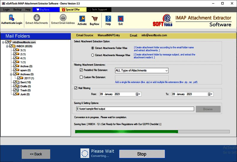 eSoftTools IMAP Attachment Extractor - Pricing, Features, and Details in 2025