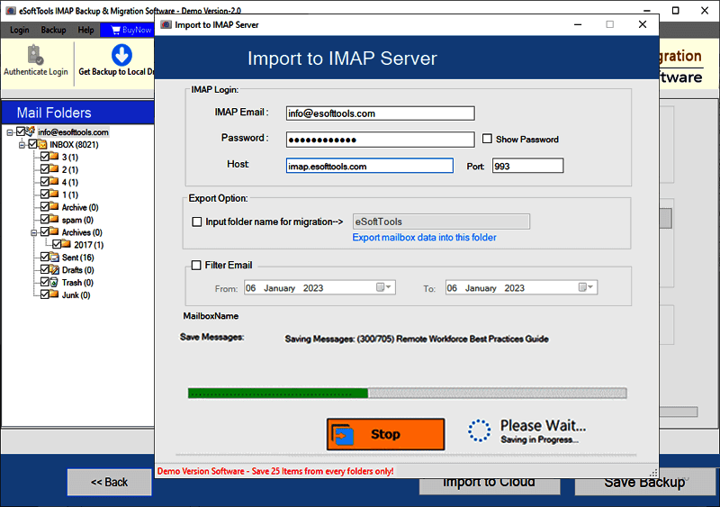 eSoftTools IMAP to IMAP Migration: Details, Pricing, Features ...