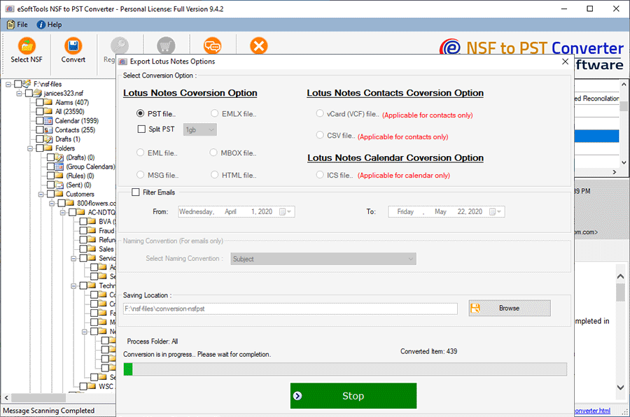 eSoftTools Lotus Notes Address Book Converter - Pricing, Features, and ...