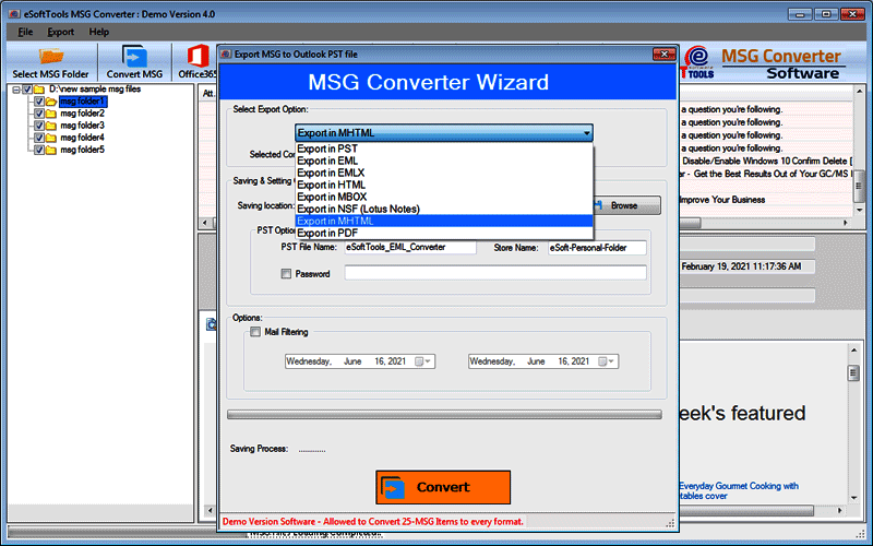 eSoftTools MSG Converter - Pricing, Features, and Details in 2025