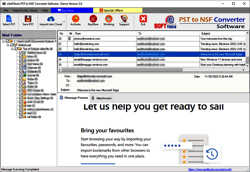 eSoftTools PST to NSF Converter: Details, Pricing, Features ...
