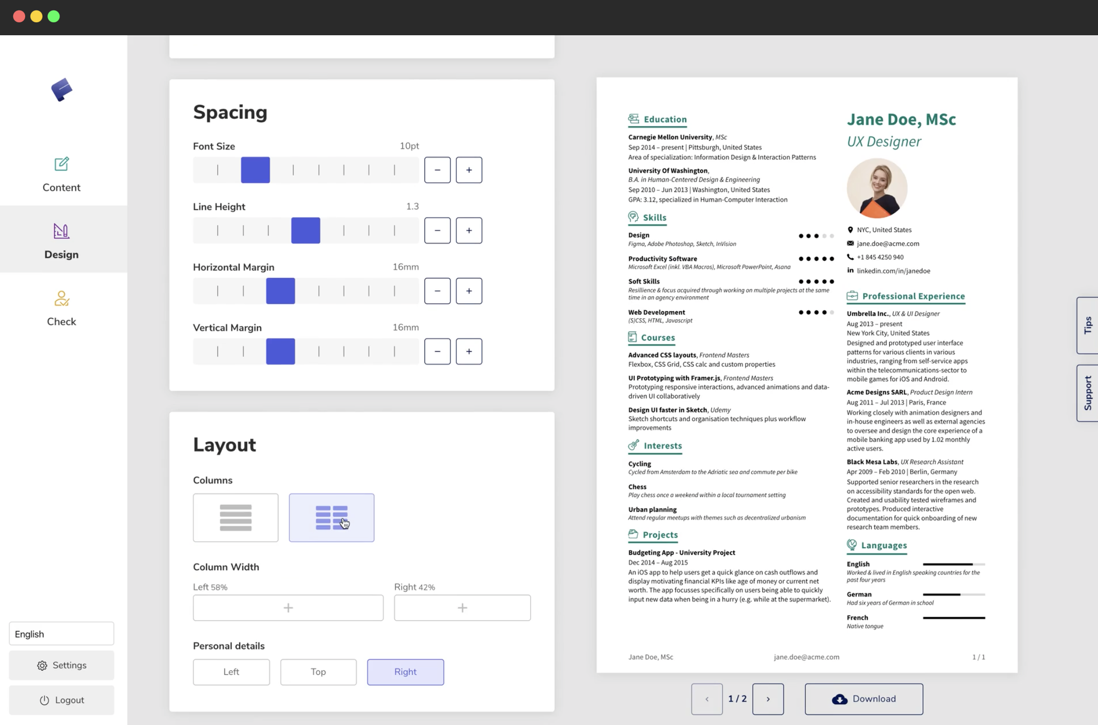 FlowCV - Pricing, Features, and Details in 2025