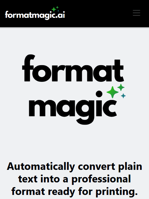 Format Magic - Pricing, Features, and Details in 2025