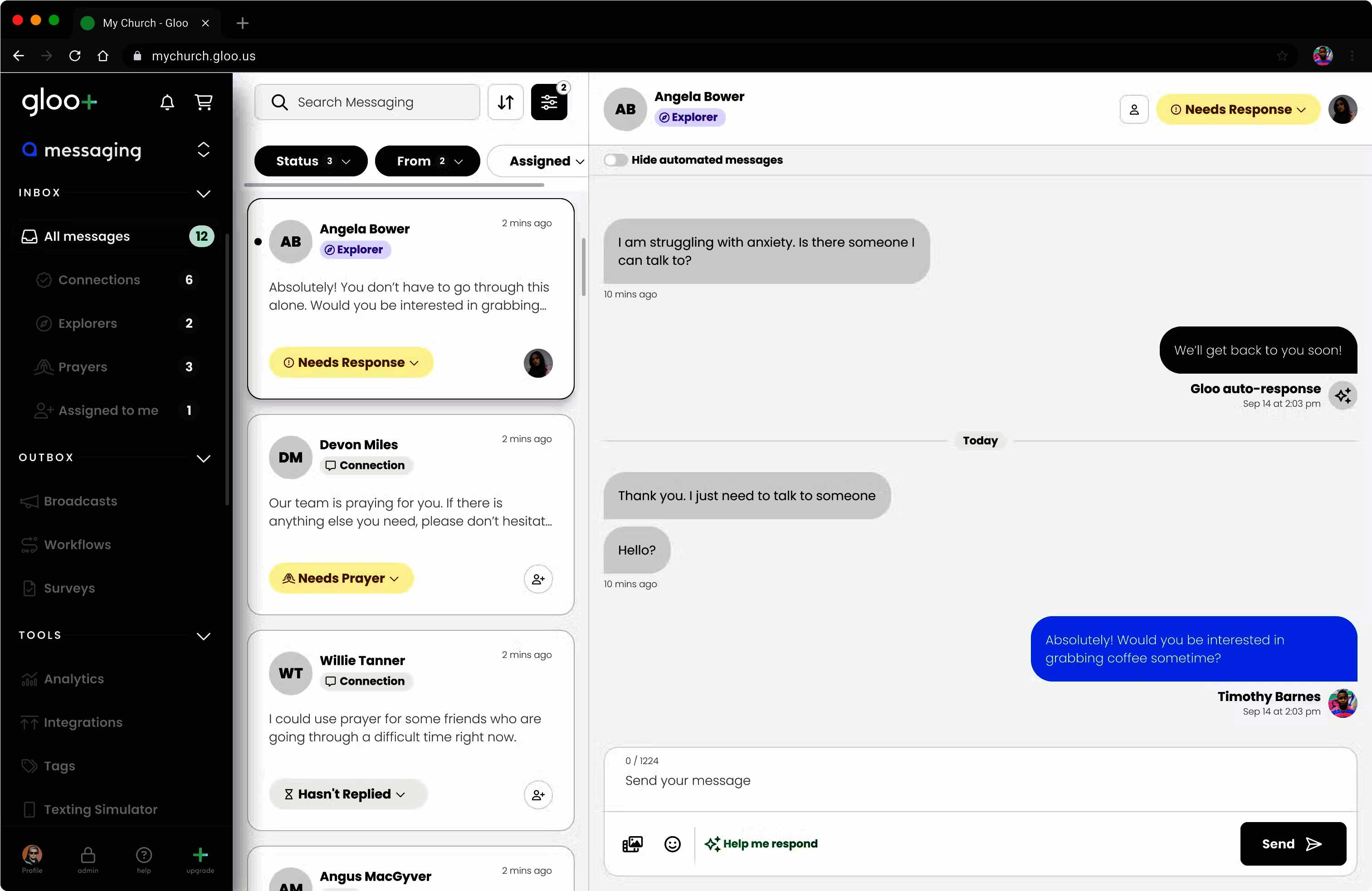 Gloo Messaging Pricing, Features, and Reviews (Mar 2025)