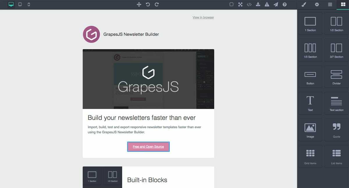 GrapesJS - Pricing, Features, and Details in 2025