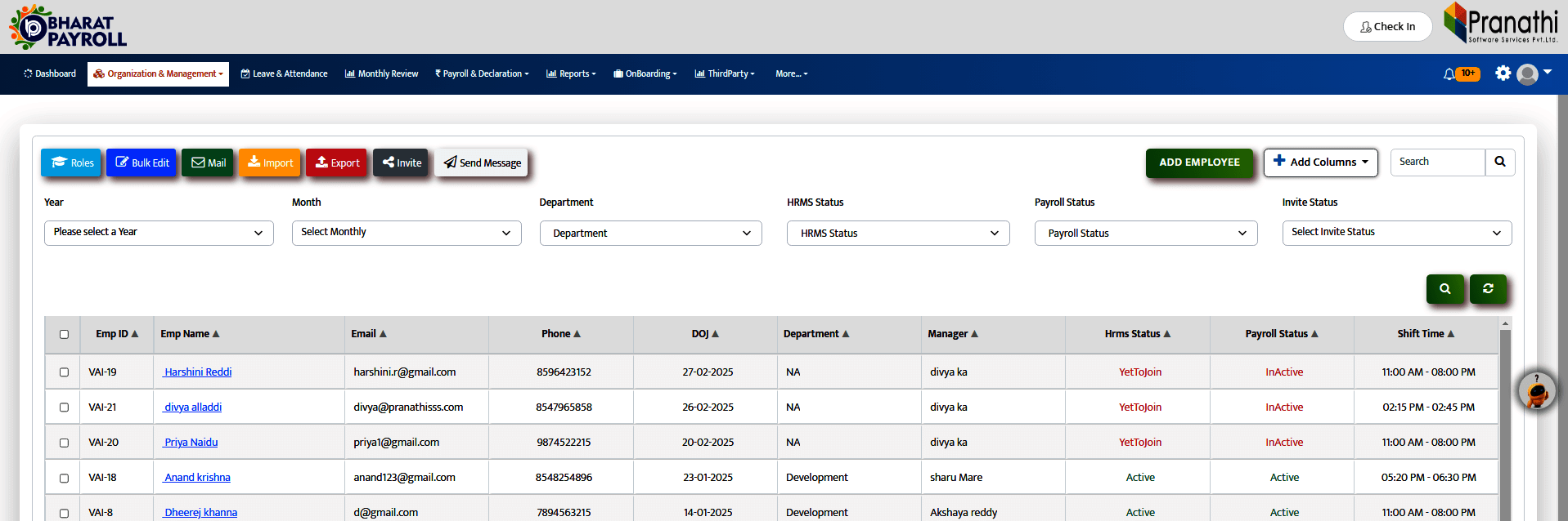 Bharat Payroll HRMS Pricing, Features, and Reviews (Jul 2025)