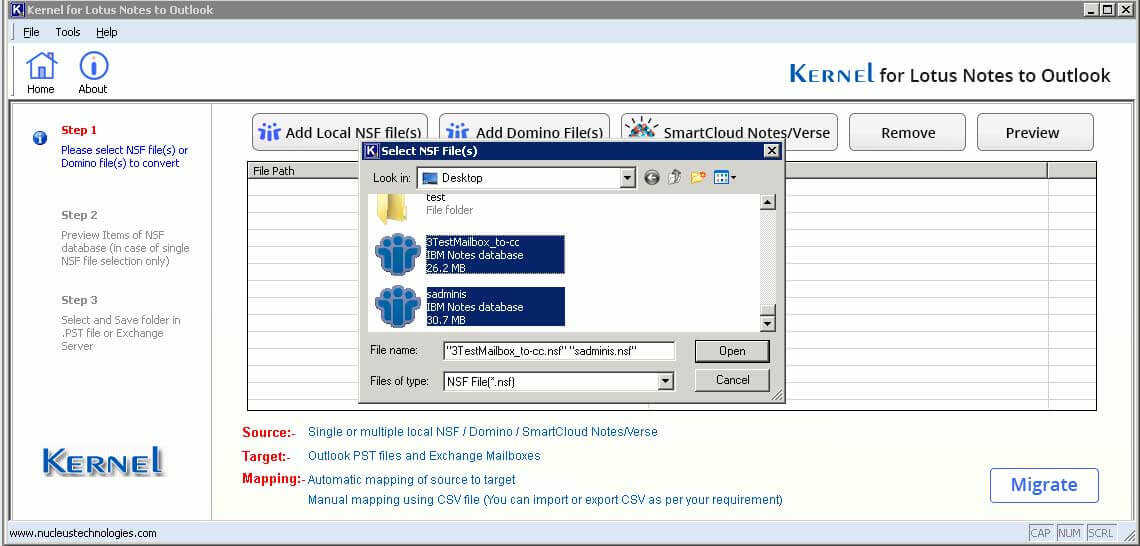 Kernel for Lotus Notes to Outlook: Details, Pricing, Features ...