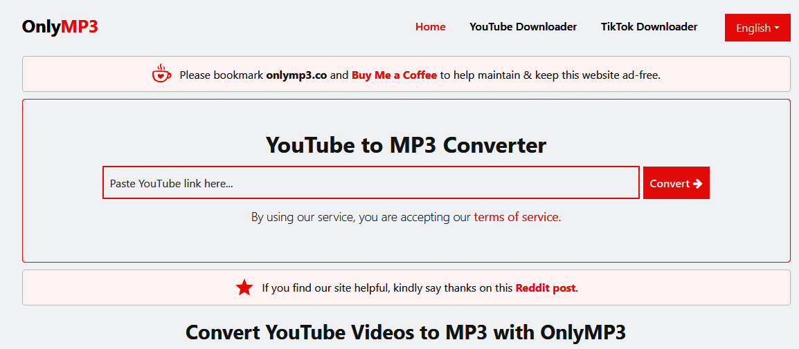 OnlyMP3 - Pricing, Features, and Details in 2026