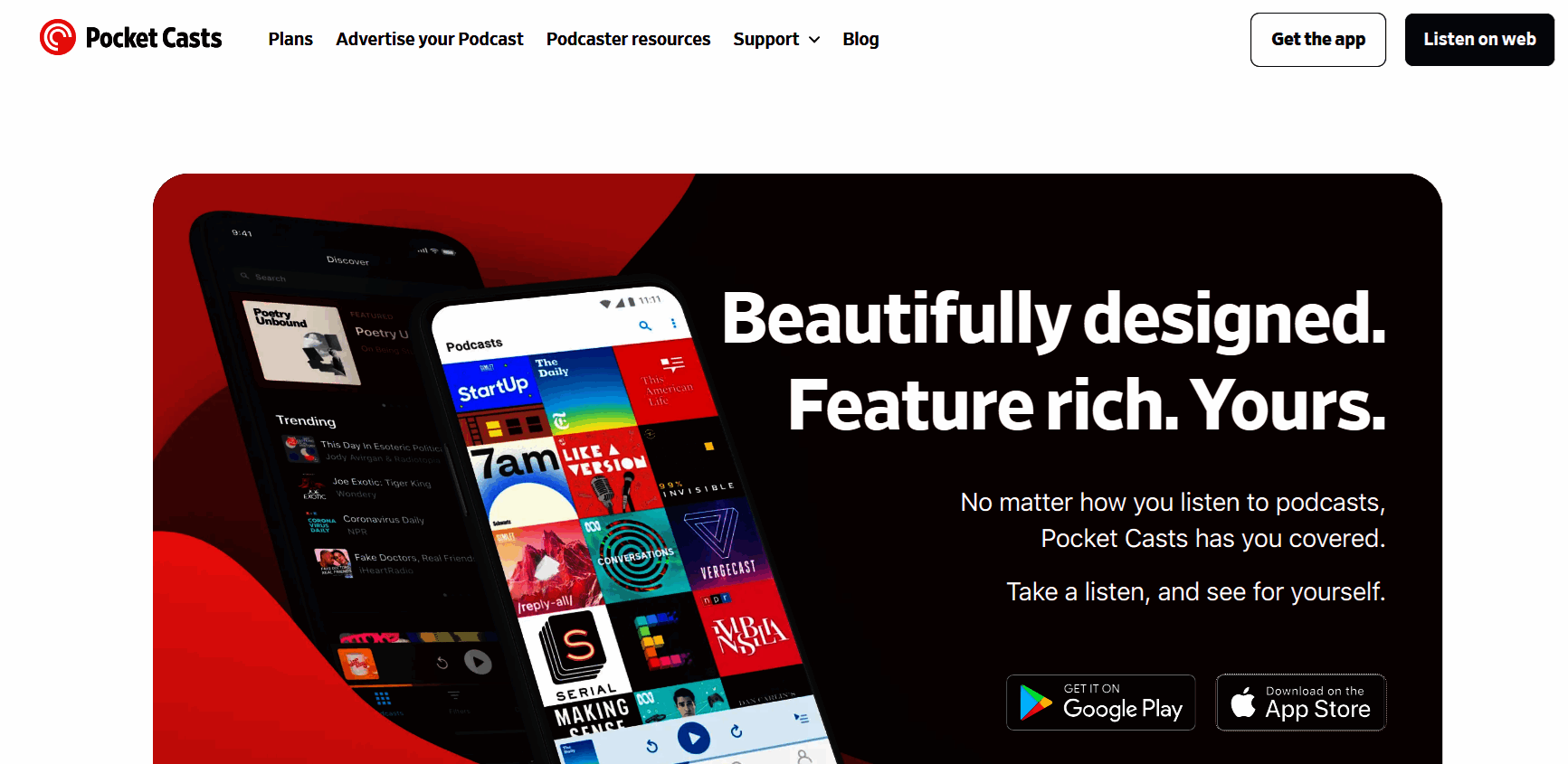 Pocket Casts - Pricing, Features, and Details in 2025
