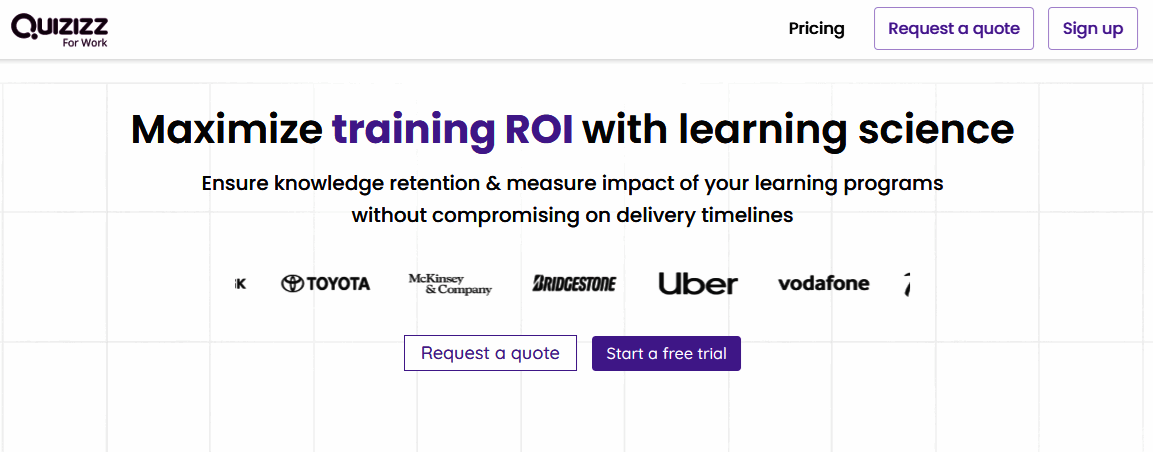 Quizizz for Work Pricing, Features, and Reviews (Mar 2025)