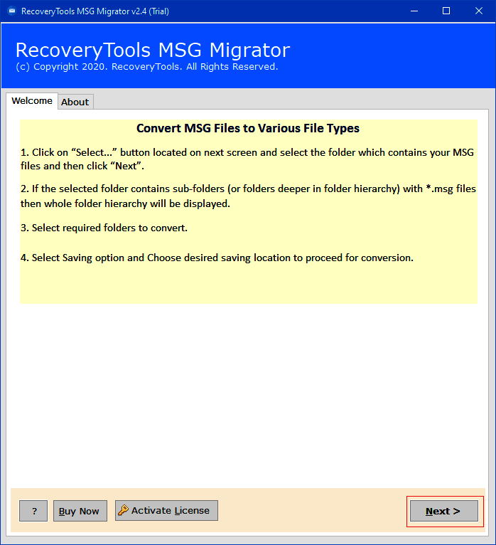 RecoveryTools MSG Migrator - Pricing, Features, and Details in 2025
