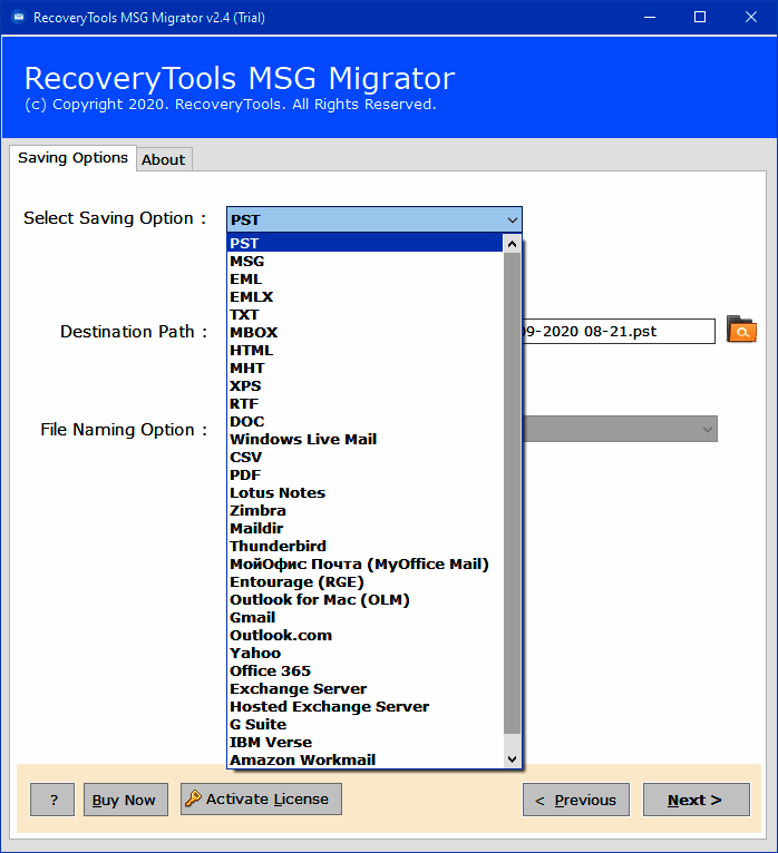 RecoveryTools MSG Migrator Pricing, Features, and Reviews (Aug 2024)
