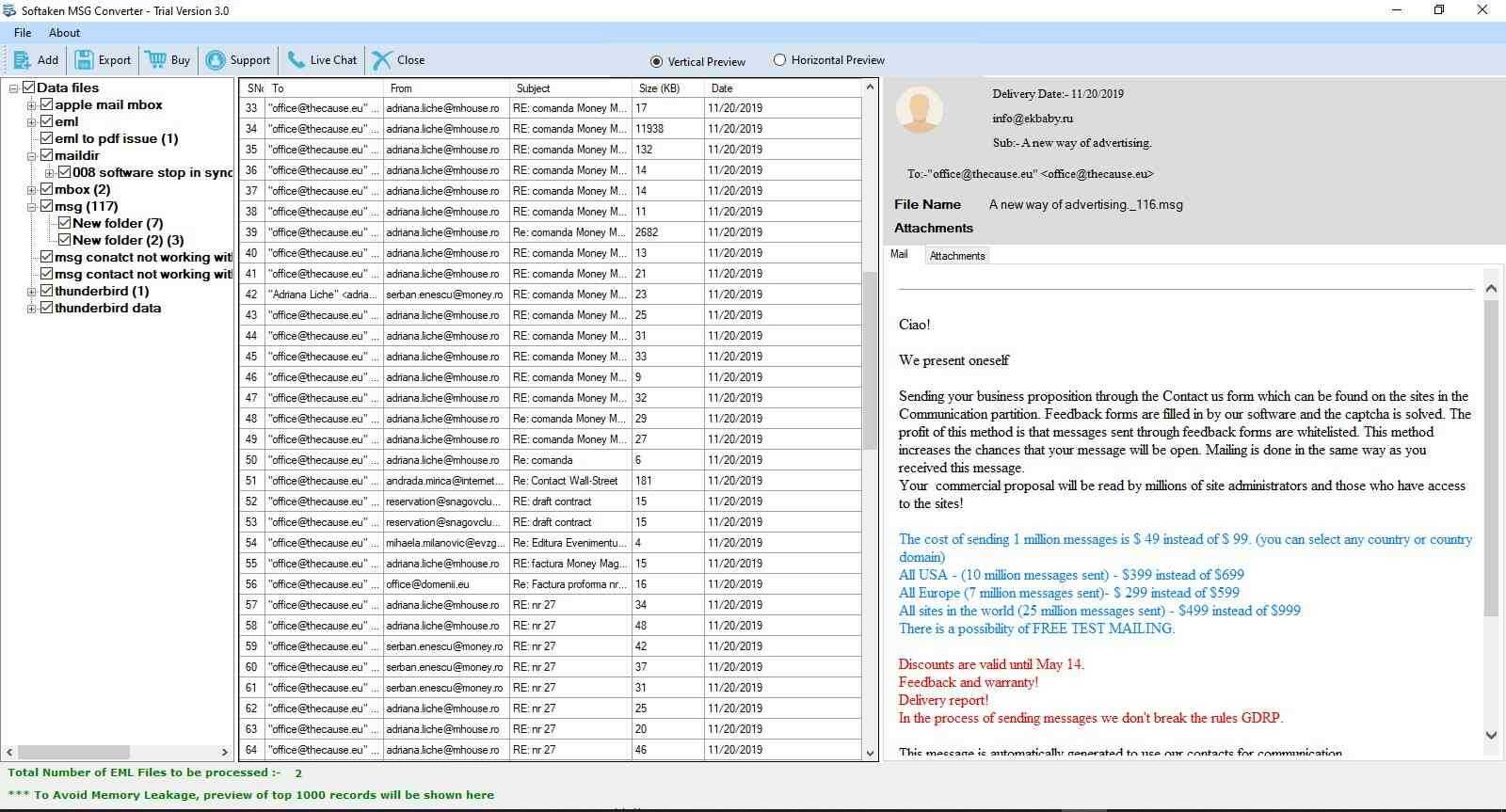Softaken MSG to PST Converter - Pricing, Features, and Details in 2025
