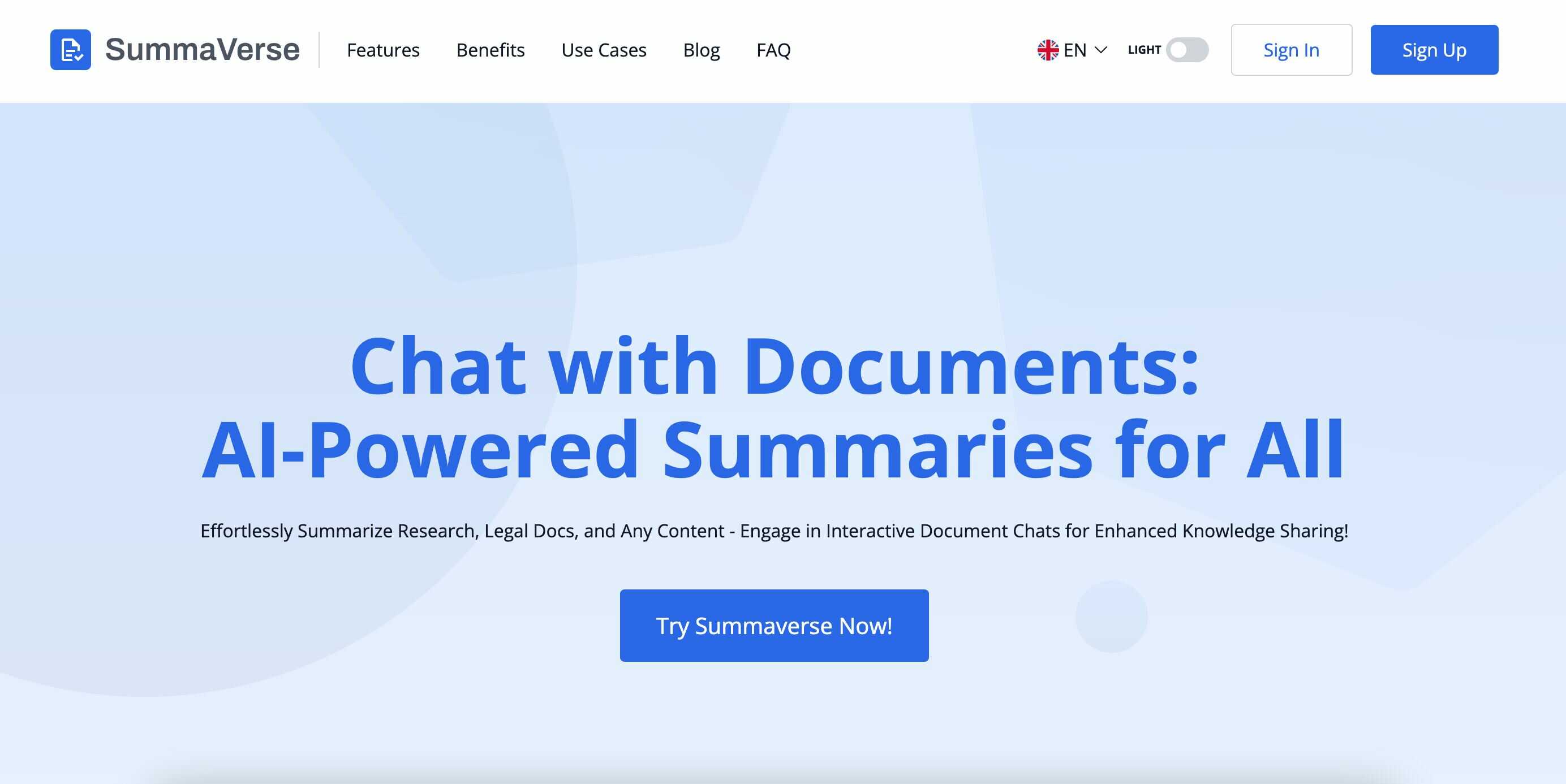 SummaVerse - Pricing, Features, and Details in 2025