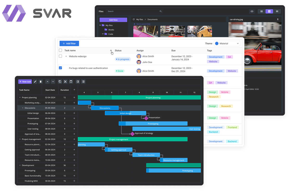 SVAR UI Widgets Pricing, Features, and Reviews (Jan 2025) SVAR UI Widgets Pricing, Features, and Reviews (Jan 2025)