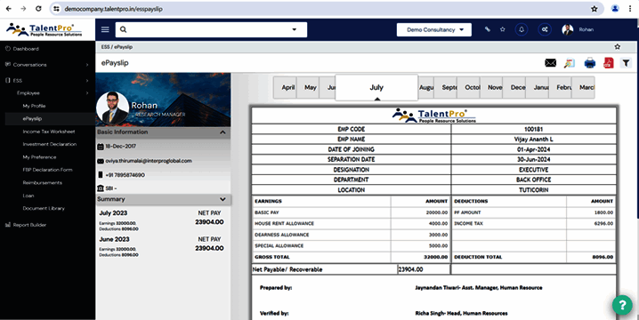 TalentPro HCM - Pricing, Features, and Details in 2025