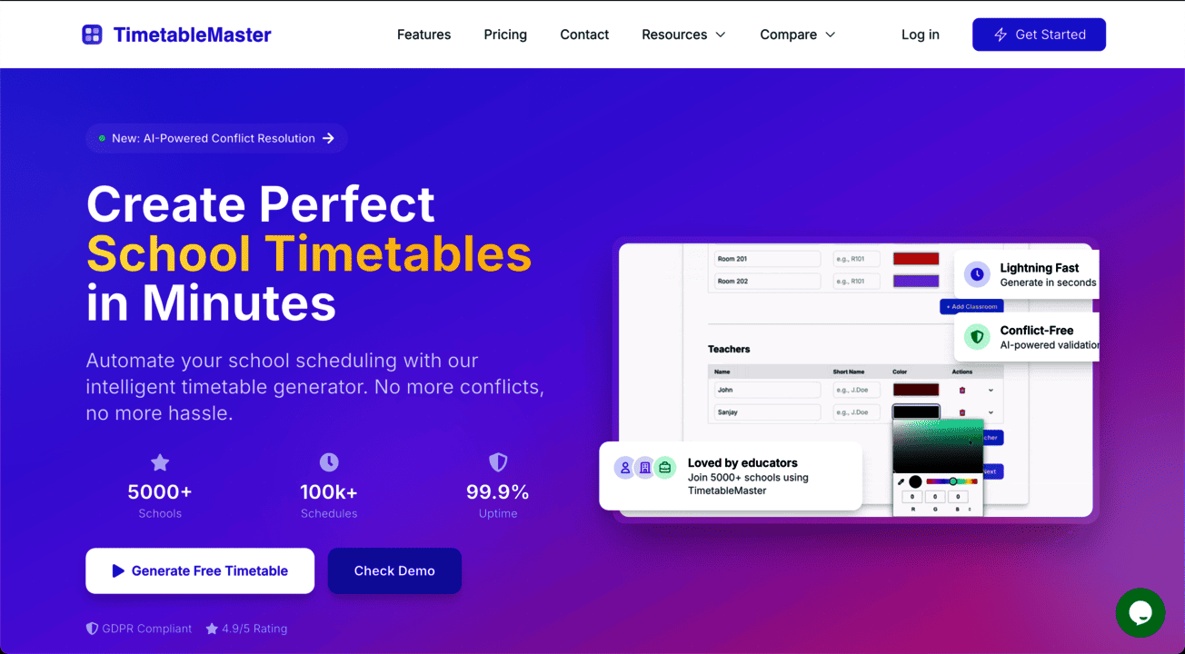 TimetableMaster - Pricing, Features, and Details in 2025