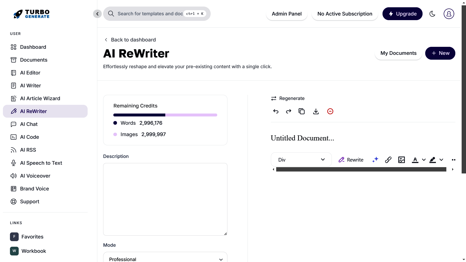 Turbo Generate: Details, Pricing, Features, & Integration in 2026