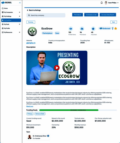 WOWS Investment Portal - Pricing, Features, and Details in 2025
