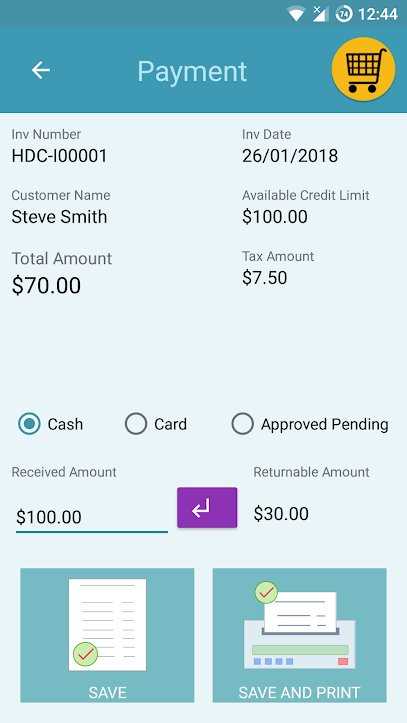HDPOS Smart Accounts and Billing Mobile app for iOS and Android Devices ...
