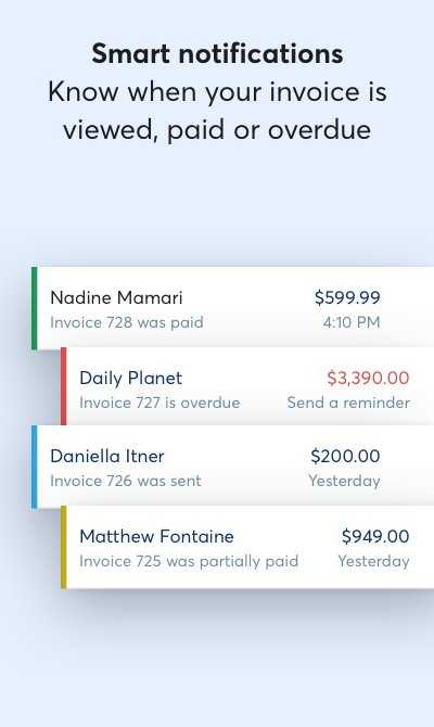 Invoicing by Wave Mobile app for iOS and Android Devices in 2025