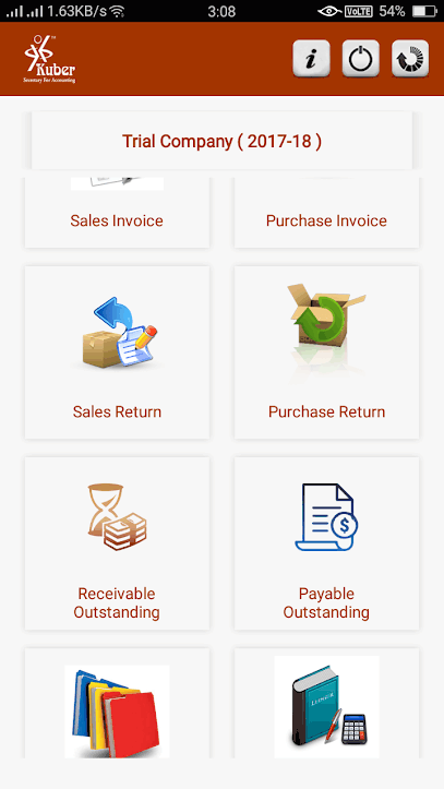 Kuber Accounting Mobile app for iOS and Android Devices in 2025