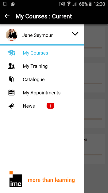 IMC Learning Suite Mobile app for iOS and Android Devices in 2025