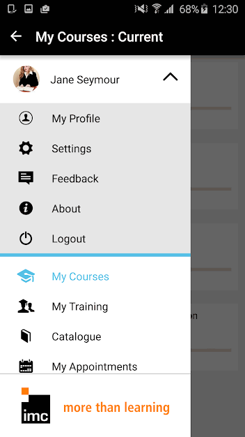 IMC Learning Suite Mobile app for iOS and Android Devices in 2025