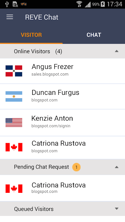 REVE Chat Mobile app for iOS and Android Devices in 2025