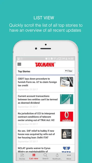 Taxmanns One Solution Mobile app for iOS and Android Devices in 2025