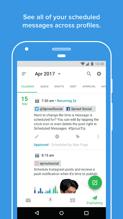 Sprout Social Mobile app for iOS and Android Devices in 2024