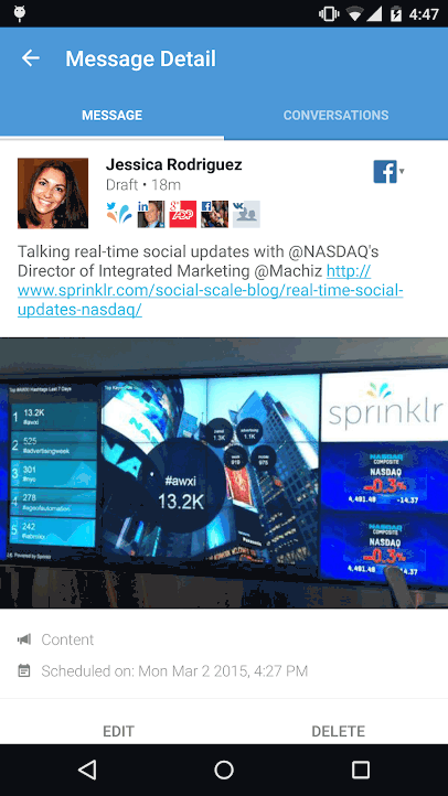 Sprinklr Mobile app for iOS and Android Devices in 2023