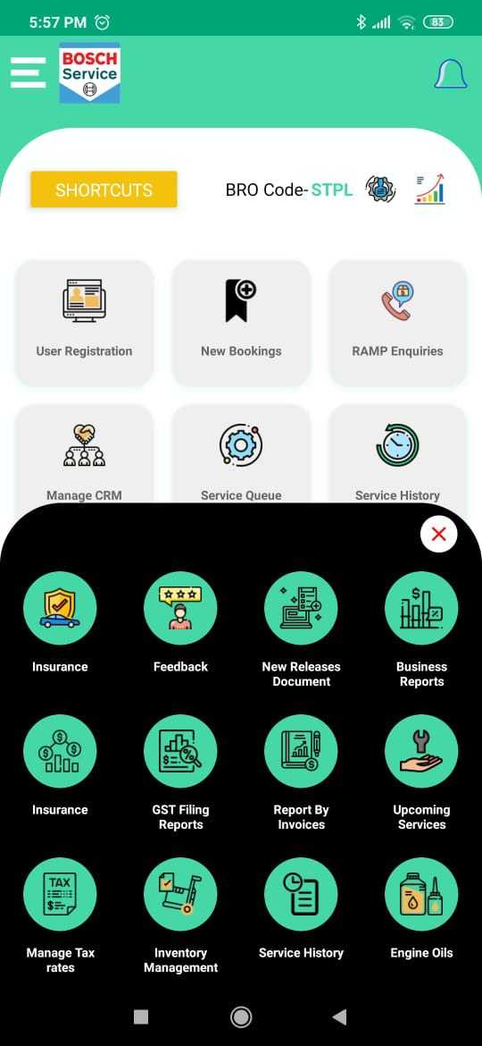 RAMP Garage Management Mobile app for iOS and Android Devices in 2025