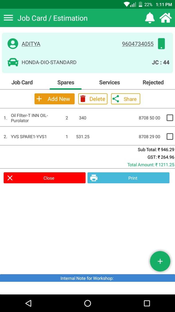 RAMP Garage Management Mobile app for iOS and Android Devices in 2025