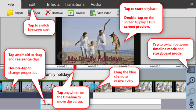 VideoPad Mobile app for iOS and Android Devices in 2025