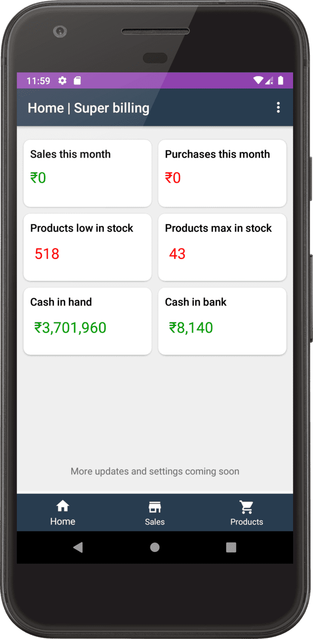 Super Billing Mobile app for iOS and Android Devices in 2025