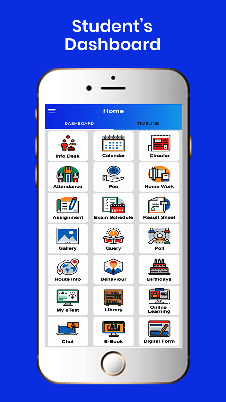 Vidyalaya School ERP Mobile app for iOS and Android Devices in 2025