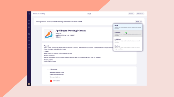 OnBoard Board Management Software Mobile app for iOS and Android ...