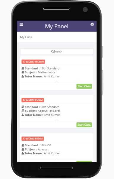 Smart Classes Mobile app for iOS and Android Devices in 2025