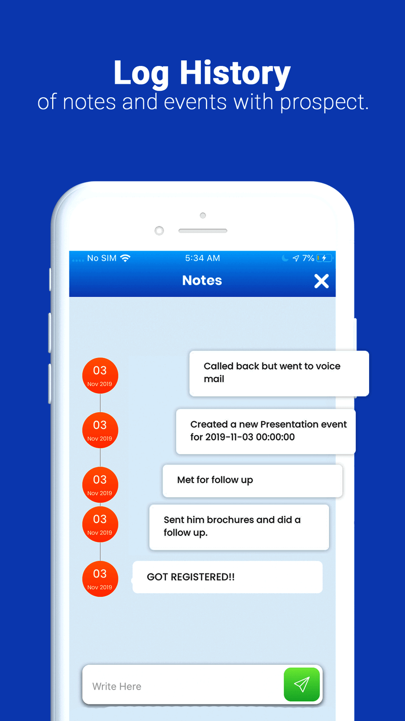 Simple Prospect Mobile app for iOS and Android Devices in 2024